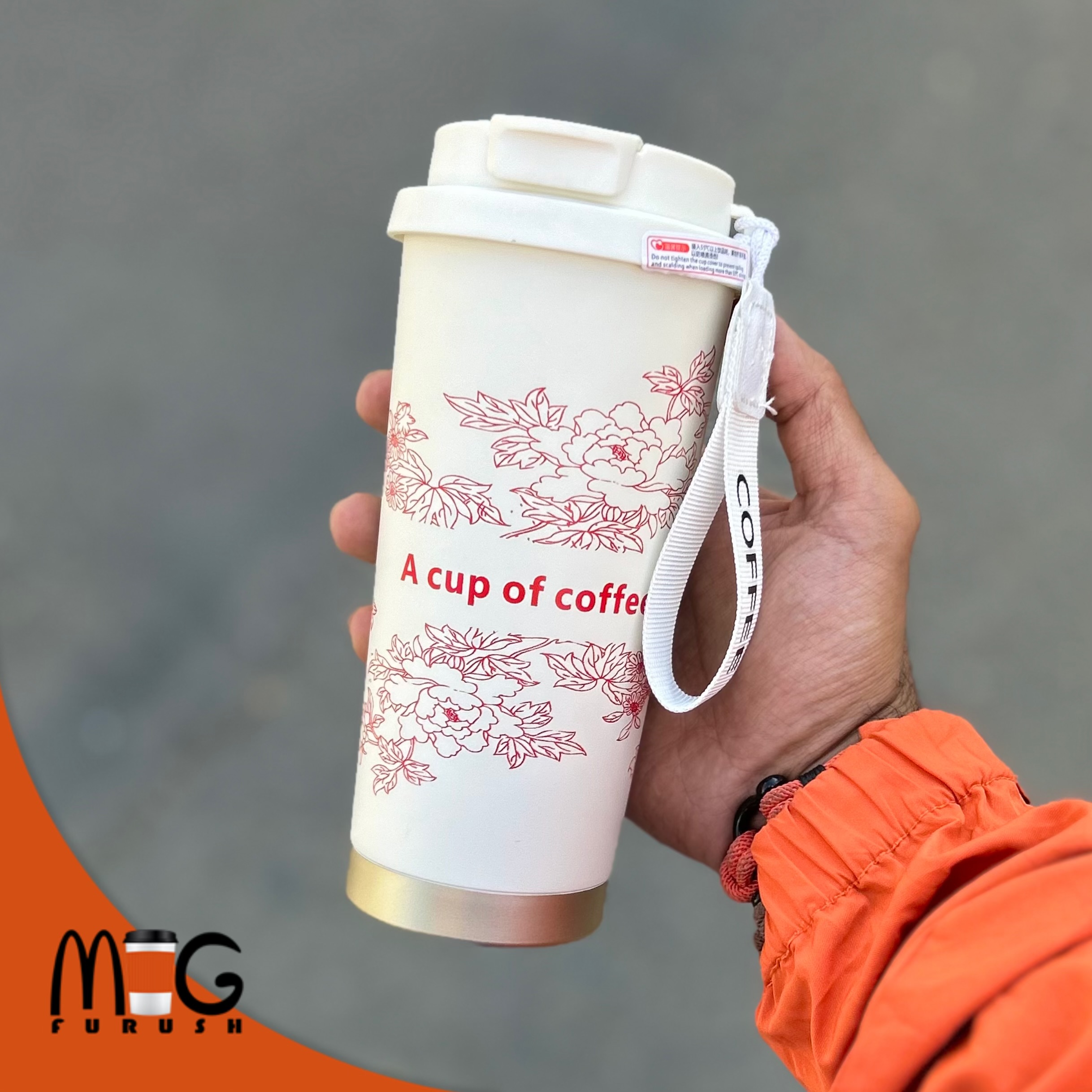 تراول ماگ دوحالته گلدار – ماگ فروش