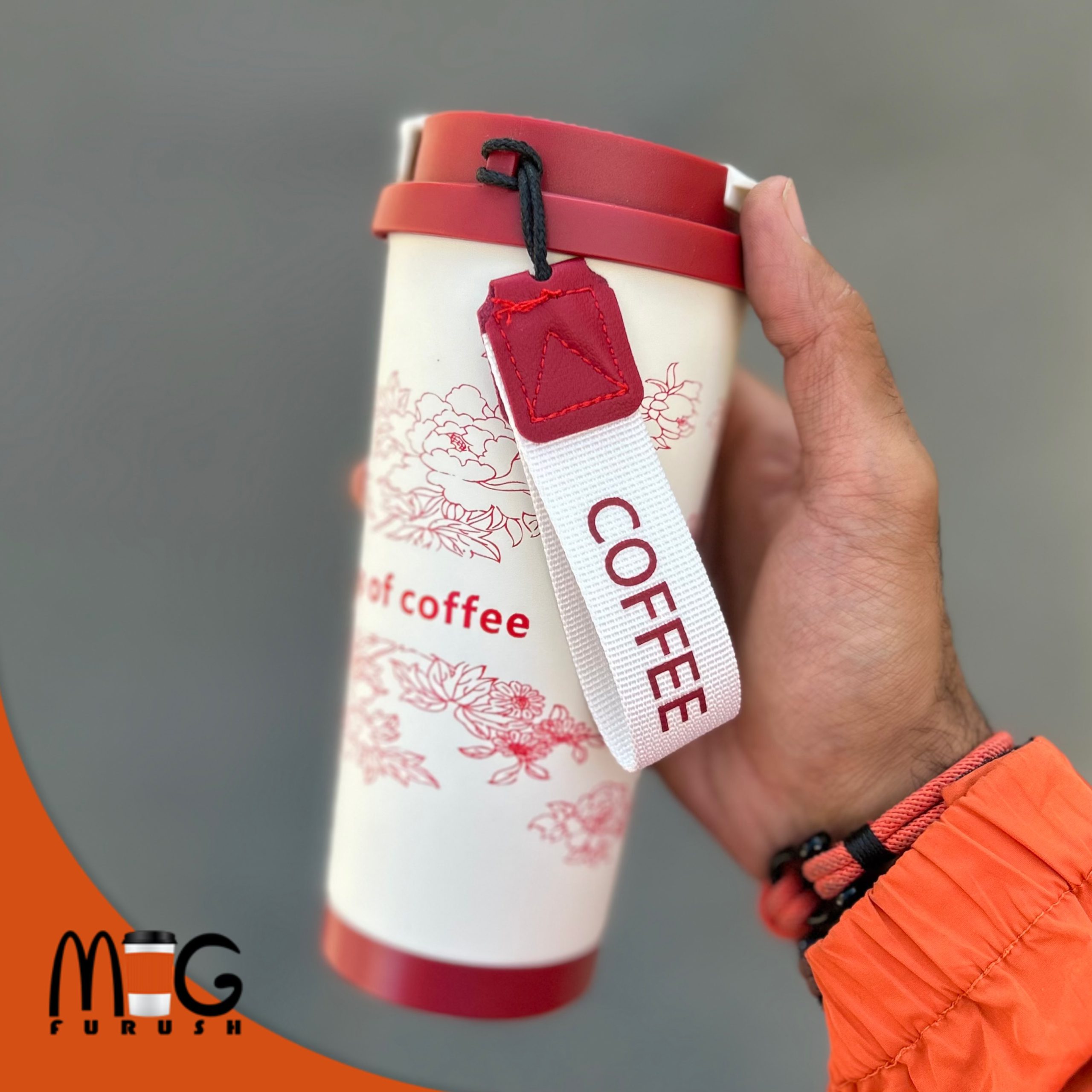 تراول ماگ دوحالته گلدار – ماگ فروش