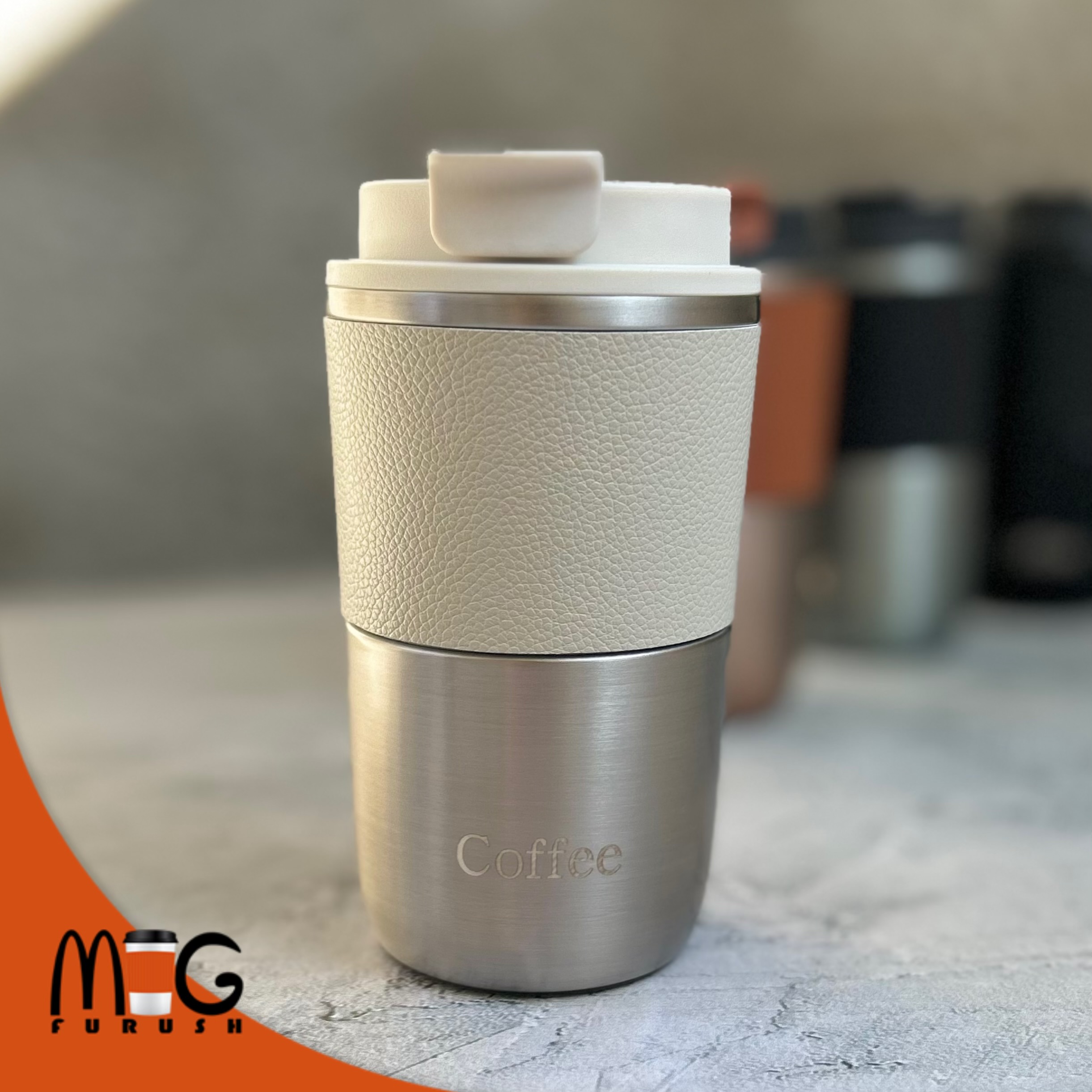 تراول ماگ دور چرمی کافی – ماگ فروش