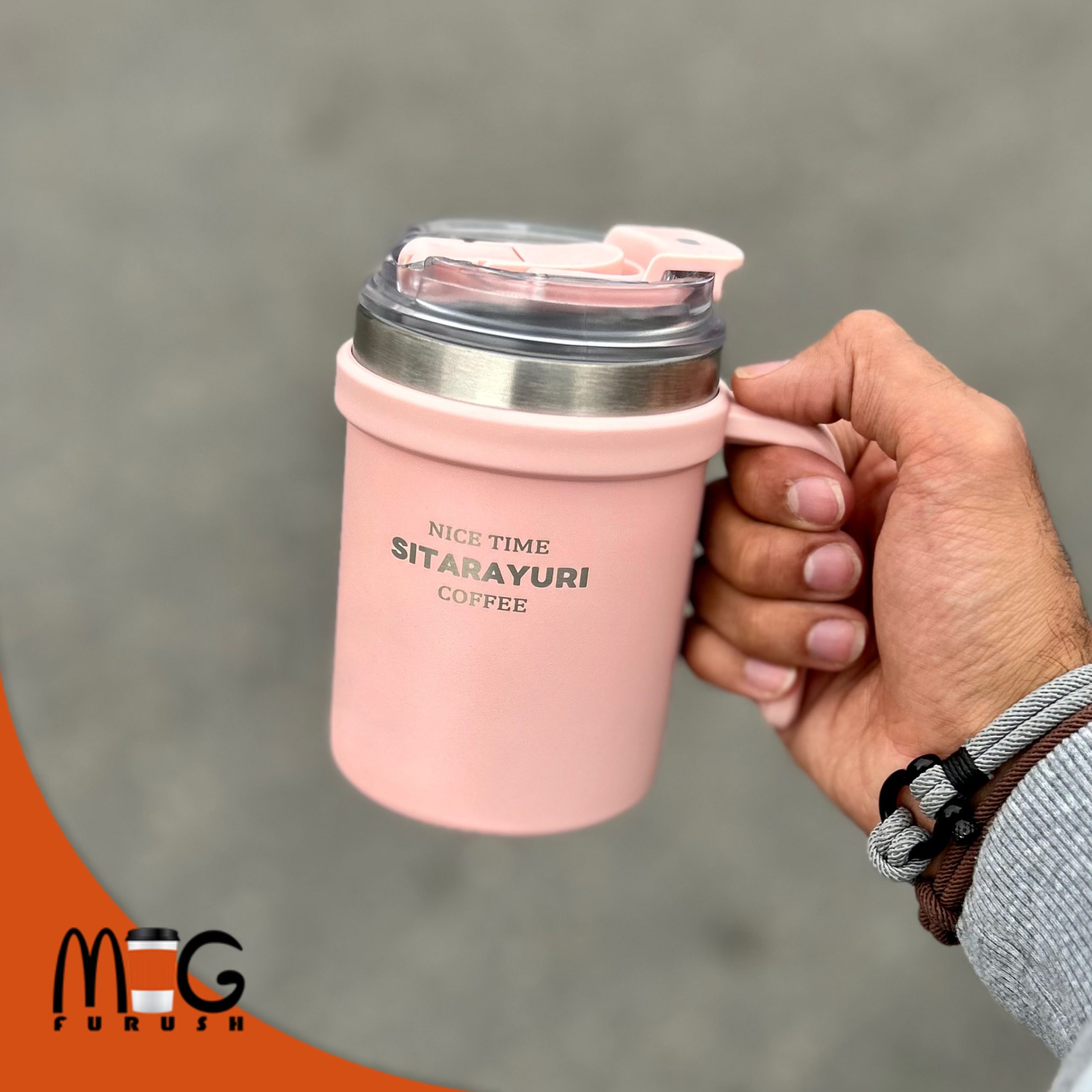 تراول ماگ دسته دار 500 میل sitarayuri – ماگ فروش