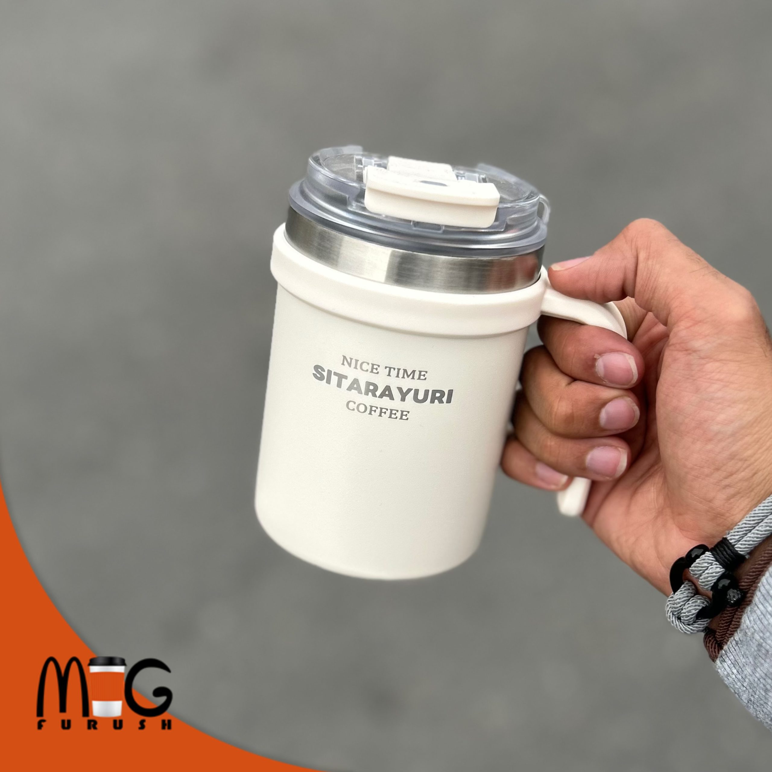 تراول ماگ دسته دار 500 میل sitarayuri – ماگ فروش